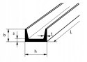 Ceownik stalowy g/w UNP 100x50x6 długość 1000mm | Neron Piła